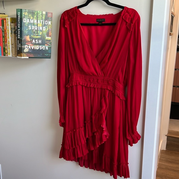 Current Air | Dresses | Gorgeous Red Current Air Dress | Poshmark